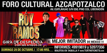 Boletos | Roy Ramos | TeatroTickets